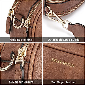 BOSTANTEN Womens Leather Wallets RFID Blocking Large Capacity＆Leather Backpack Purse