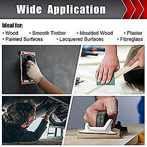 BOSHCRAFT 25 PCS Sandpaper, Sandpaper Assortment Sandpaper for Wood Metal Furniture Hand Sander Sand Paper 80/120/150/220/320 Grit Sandpaper Sheets Cut for Use 9" x 11"