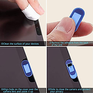 SOLUSTRE Lap Desk Lap Desk Laptop Computer 3pcs Web Camera Camera Cover for Tablet Webcam Cover Slide Camera Cover Slide Blocker Cover Webcam Cover Lap Desk Laptop Computer Laptop Computer