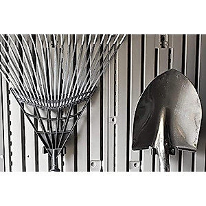 Tool Hook for Lifetime Shed—Does NOT Fit All Sheds, Please REVIEW Description for Compatible Models Before Purchase! (Does NOT Work on Any Sheds with Horizontal Siding) (Pack of 5 Hooks)