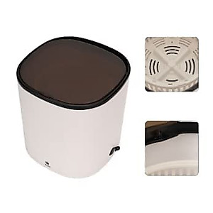 4.5 Litre Mini Lingerie Washer, Electric Blue Cleaning Washer with Wash and Spin Cycles and Drainage Basket Function, Built in Drainage Basket, Non Slip Rubber Sole, for Dormitory Home Use