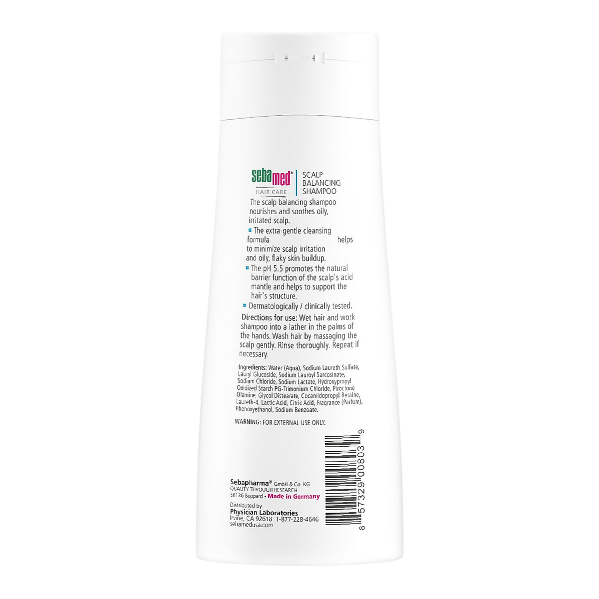 Sebamed Scalp Balancing Shampoo - Gentle Hair Care for Oily and Flaky Scalp (200mL) - Made in Germany