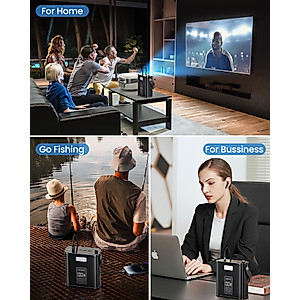 Pluggify Portable Power Station 80000mAh Power Bank 130W Battery Backup 296Wh Generators USB-C Port Laptop Charger LED Flashlight Power Supply with 6.6FT Cable for Camping Fishing RV Emergency