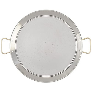 Garcima 18-Inch Stainless Steel Paella Pan, 46 cm