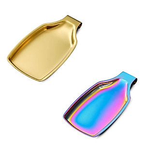 Gold spoon rest +Rainbow spoon rest