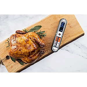 Gourmia GTH9150 Commercial Grade Contact & Non Contact Thermometer Dual Meat Thermometer with Digital Thermocouple & Infrared Readings Dust and Splash Proof