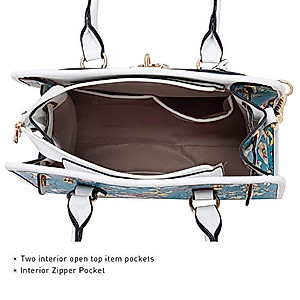 Women Designer Handbags and Purses Ladies Satchel Bags Shoulder Bags Top Handle Bags w/Matching Wallet