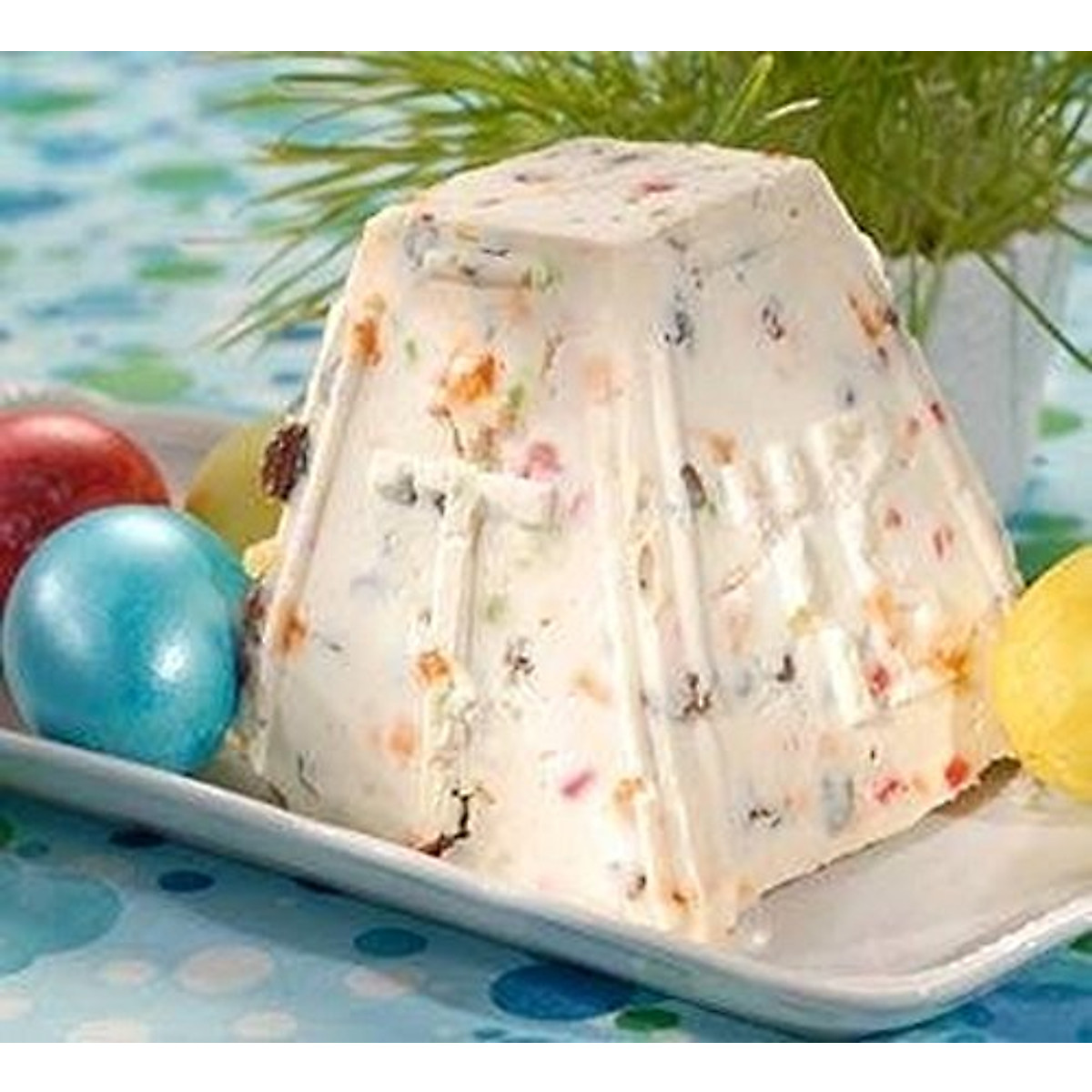 STIRA Plastic mold Orthodox Easter cheesecake Russian Tvorog Paskha Paska Form height 6.3inch From USA, Red