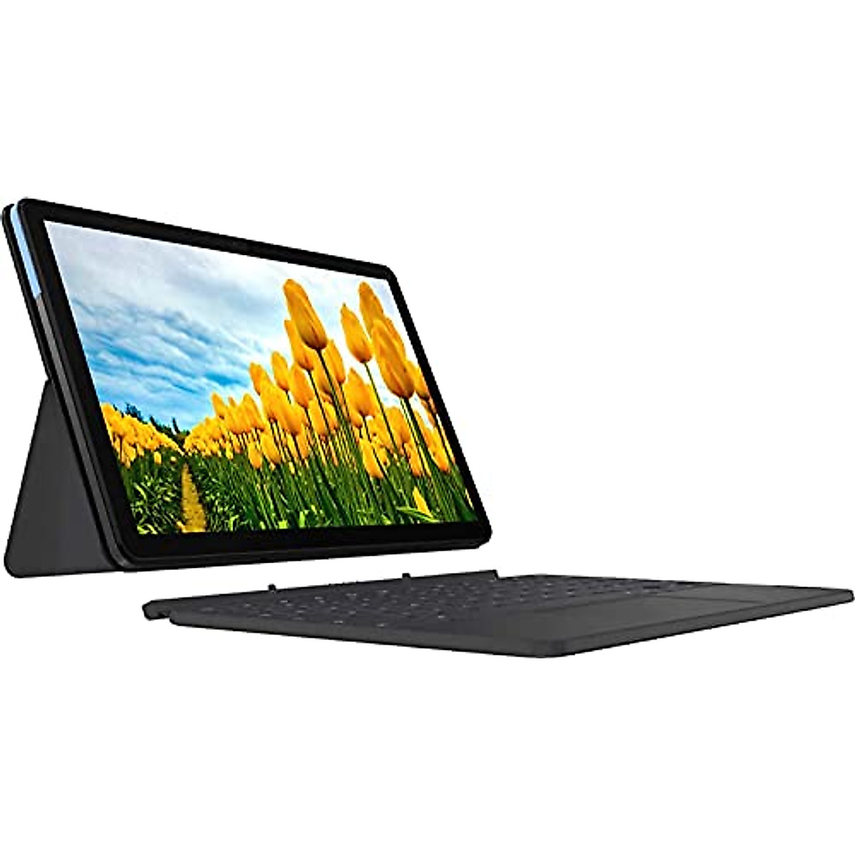 Newest Lenovo Chromebook Duet 10.1" Tablet Laptop for Business and Student, 8-core MediaTek Helio P60T, 4GB RAM 128GB Storage, Keyboard, ARM G72 MP3 Chrome OS w/GM 7 in 1 Accessories