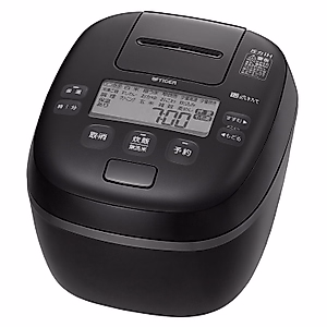 TIGER JPI-X100KX [Pressure IH jar rice cooker, freshly cooked foam, 5.5 cups, fog black] 100V