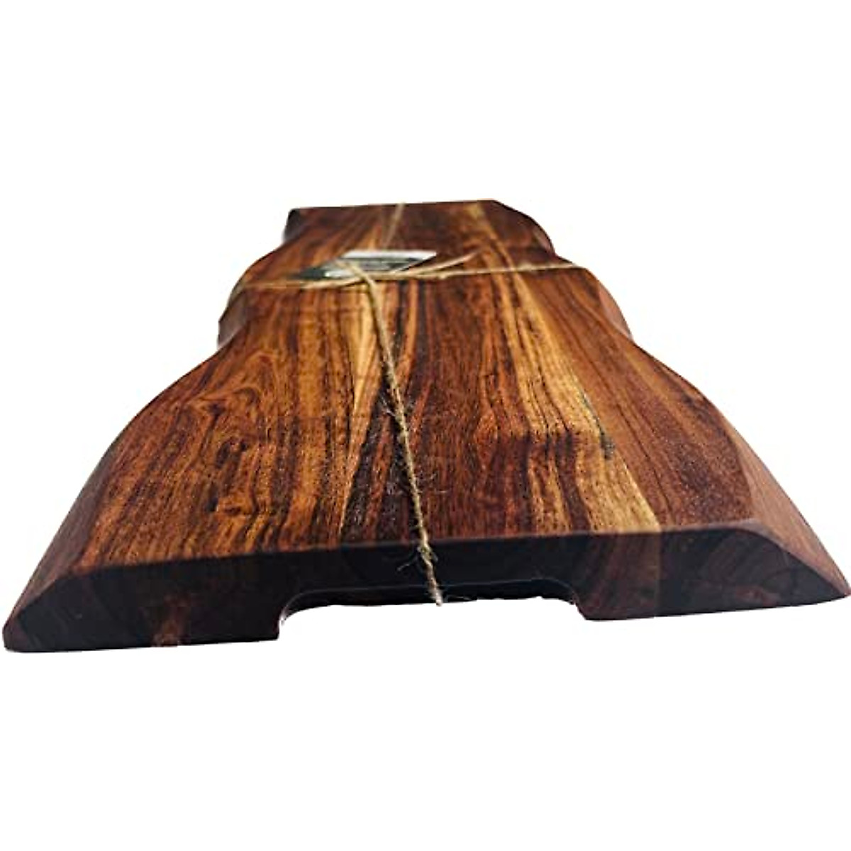 Mountain Woods Brown Hand Crafted Live Edge Acacia Cutting Board/Serving Tray | Cheese Board | Chopping board | Charcuterie board | Butcher Block - 27" x 9" x 0.75"