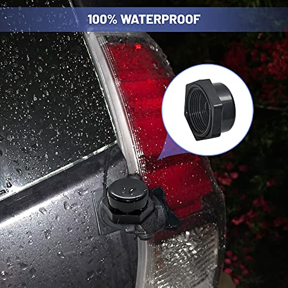 Anina NMO Antenna Mount Cap with O Ring Seal Dust Weather Rain Cover 2-Pack