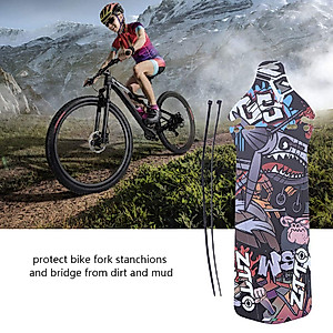 Mud Guard, Road Mountain Bike Fenders with 2 Cable Ties Fit 27.5 Inch Mountain Bike Fenders for Preventing Mud Your Clothes