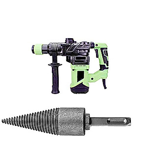 Wood Log Splitter Wood Splitter Drill,Heavy Duty Drill Screw Cone,Portable Wood Cut Tool for Hand Drill Stick (Square Shank)