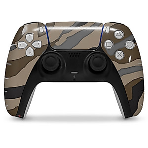 WraptorSkinz Skin Wrap compatible with Sony PS5 DualSense Controller Camouflage Brown (CONTROLLER NOT INCLUDED)