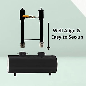 Simond Store Portable Propane Gas Forge Double Burner Knife and Tool Making Blacksmith Farrier Forge