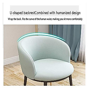 Leisure Table and Chair Set Office Conference Room Business Negotiation Reception 90cm Square Table Home Living Room (Color : Blue) (Color : Peacock Blue)