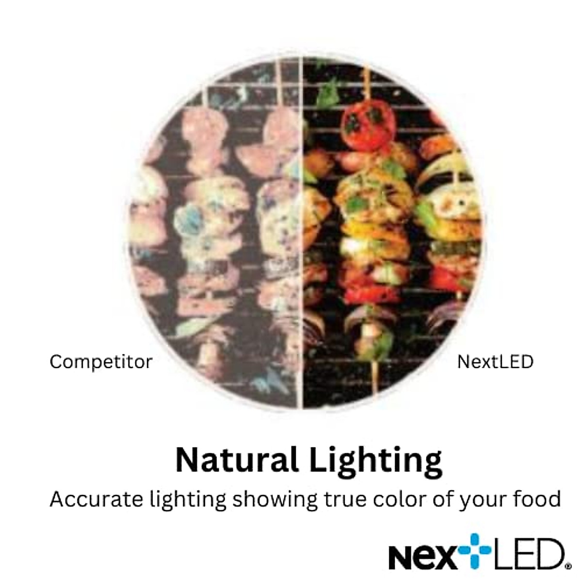 NextLED NT-7647-F Magnetic BBQ Grilling Light for Outdoor Grill, 18-Inch Flexible Gooseneck, Heat & Weather Resistant, IP-54, Warm Natural Lighting Shows True Color of Your Food, Perfect Grill Gift