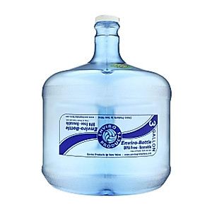 EUHOMY Ice Cube Maker Machine Countertop + New Wave Enviro 3 Gallon BPA Free Round Water Bottle