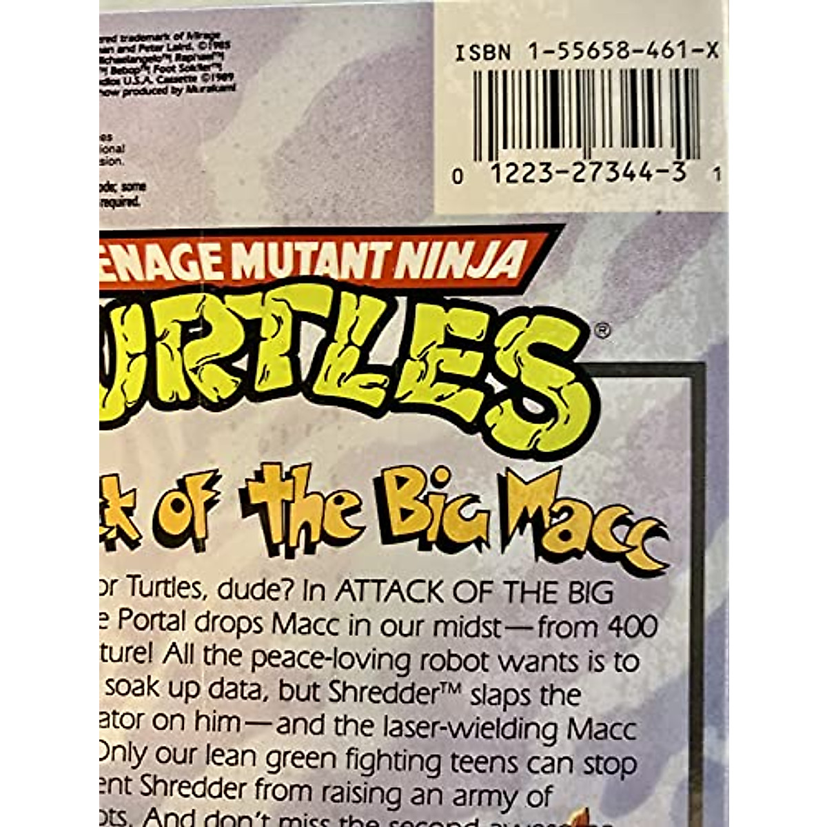 Teenage Mutant Ninja Turtles: Attack of the Big Macc [VHS]