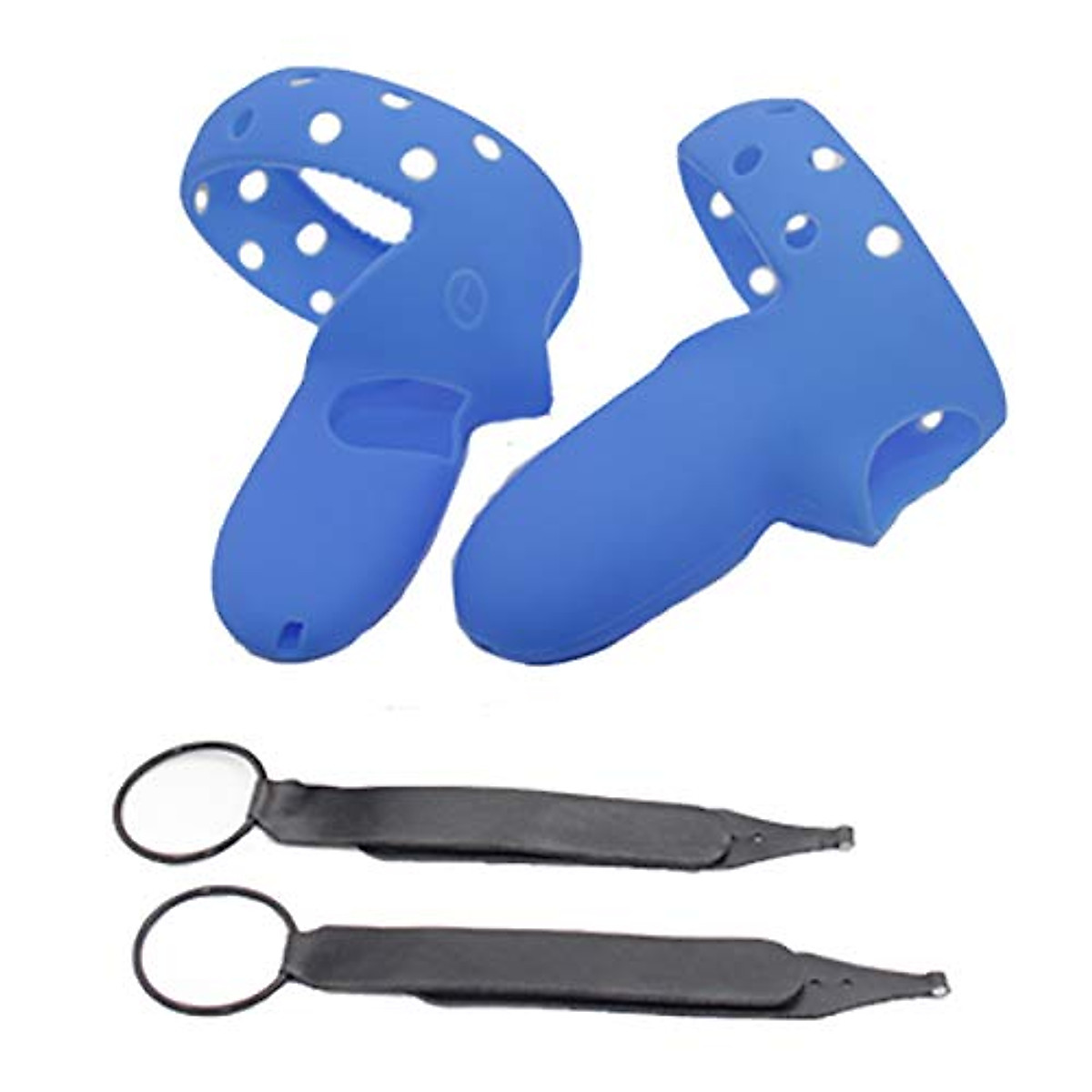 kdjsic Full Protection Knuckle Strap Silicone Case Handle Grip Strap Grip Cover for Oculus-Quest 2 Touch Controller