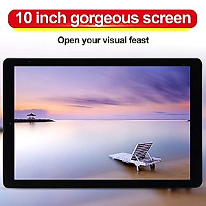 Kids Tablet, 10in LED Screen IPS HD Display Tablet 32G Memory Large Capacity 8 Core Processor 5G WiFi Dual Band Toddler Tablet for Video US Plug 100 to 240V (US Plug)