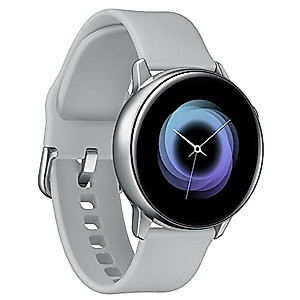 Samsung Galaxy Watch Active - 40mm, IP68 Water Resistant, Wireless Charging, SM-R500N International Version (Silver)