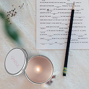 Moretoes 24 Pack Candle Tins, 8oz Round Metal Tins with Lids for Candle Making, Arts Crafts, Storage Container