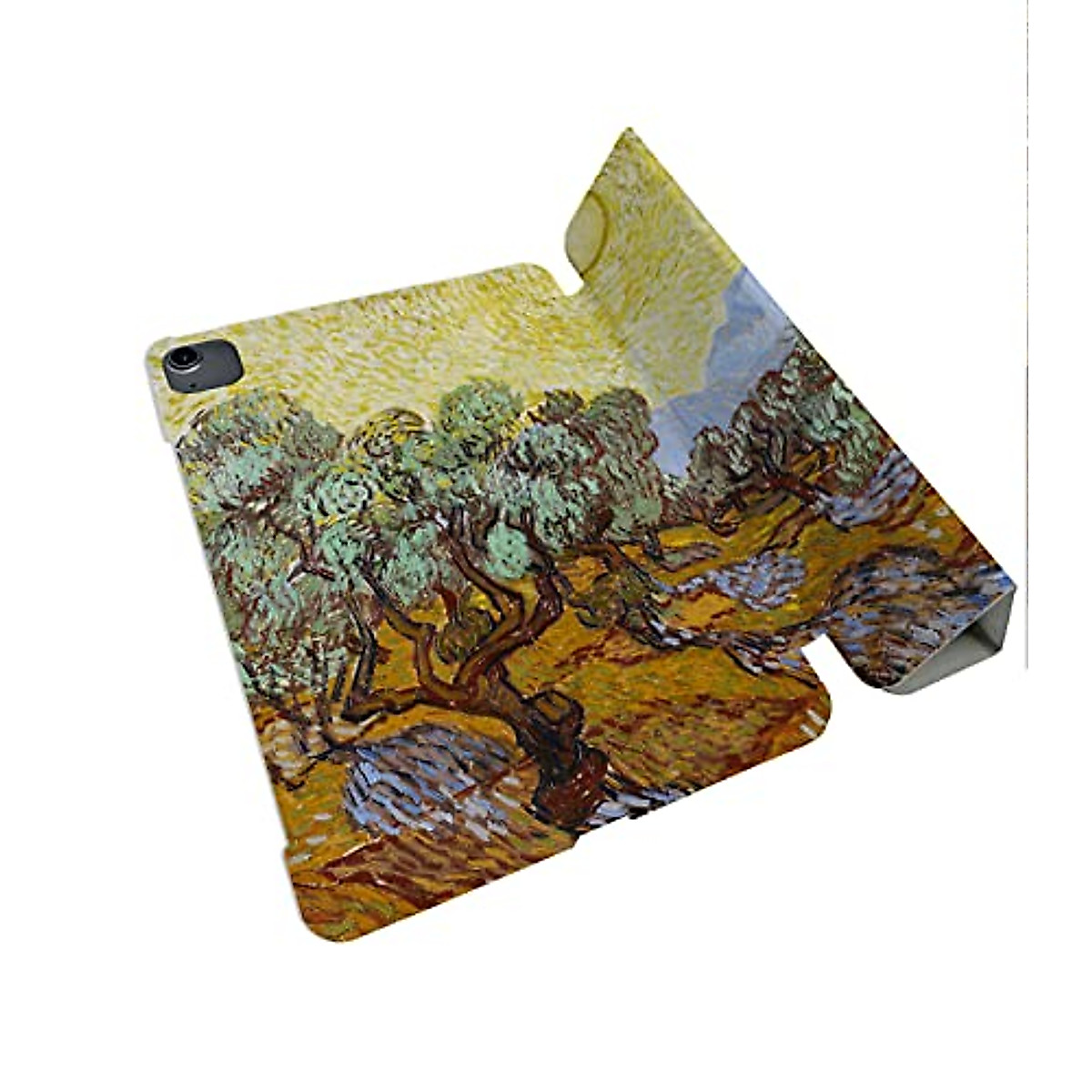 Van Gogh Olive Trees Case Compatible with All Generations iPad Air Pro Mini 5 6 11 inch 12.9 10.9 10.2 9.7 7.9 Plastic Fabric Cover Slim Smart Stand SN642 (8.3" Mini 6th gen)