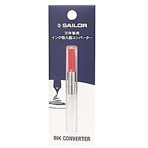 Sailor Fountain Pen Converter, Red
