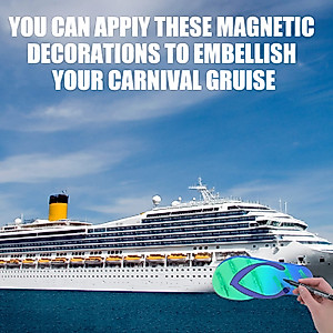 Fabbay 14 Pcs Flip Flop Cruise Door Magnets Cruise Door Magnets Hawaii Sea Car Magnet Stickers Beach Cruise Door Decorations Magnetic Refrigerator Magnets with 2 Paint Pens for Summer Cabin Carnival