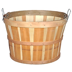 Texas Basket 141 14 inch x 9.5 inch Half Bushel Basket, Brown