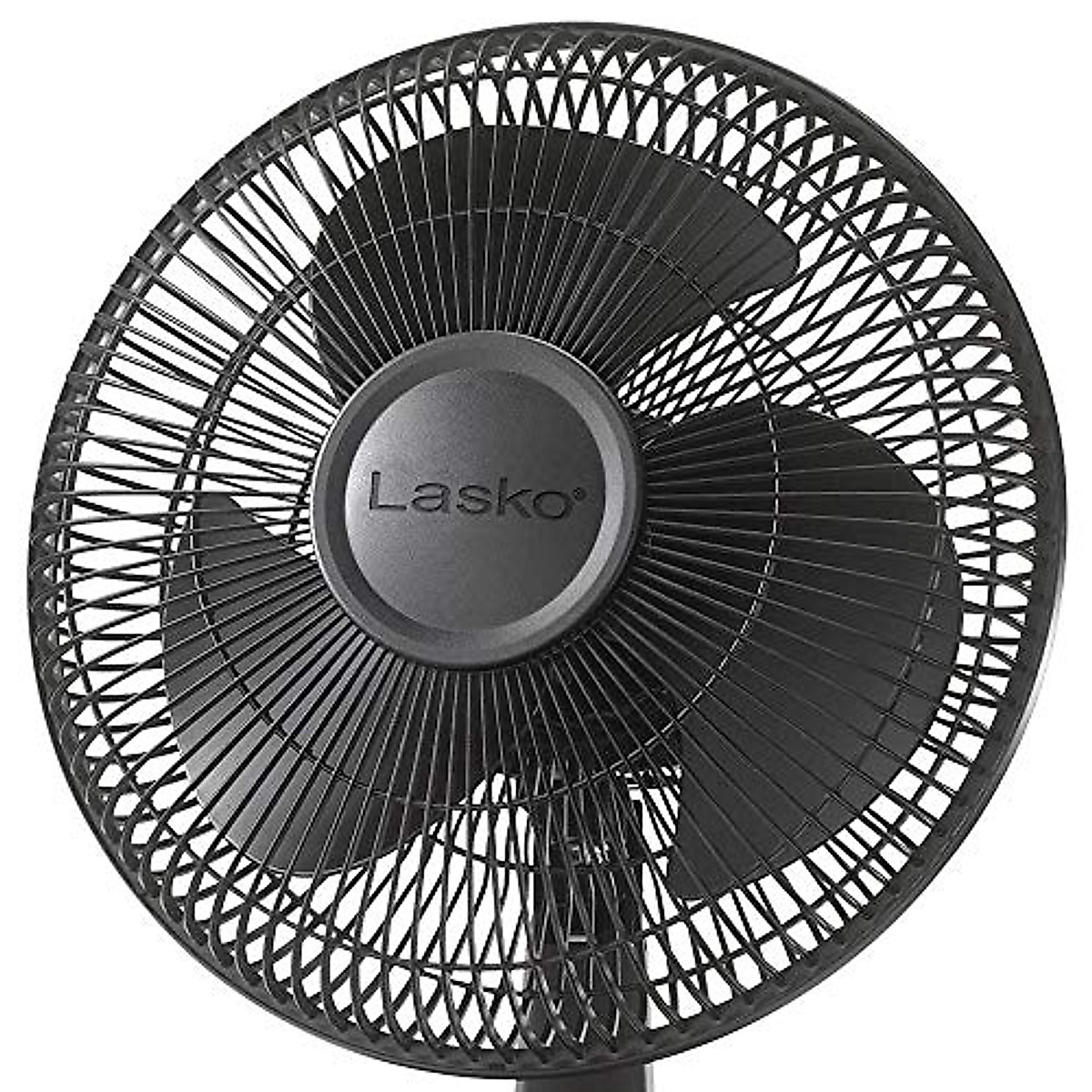 Lasko 12" 3 Speed Portable Oscillating Small Floor or Table Fan, Black (2 Pack)