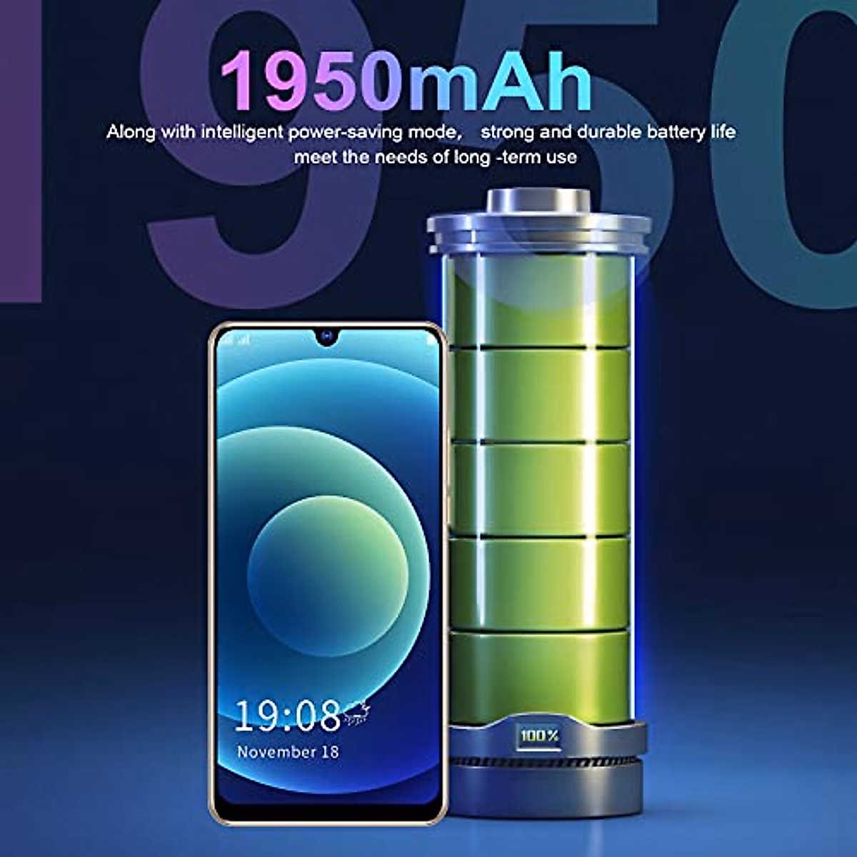 Unlocked Android Smartphone,Refurbished iPhone, Galaxy Unlocked Phones,Telefonos Desbloqueados,6.26in 2MP+2MP Camera 1GB RAM+8GB Cheap Cell Phones Face Recognition WiFi+BT+FM+GPS