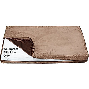 PetBed4Less Elite DIY Durable Dog Bed Dog Pillow Pet Bed Removable Waterproof Liner with Zipper - Elite Waterproof Dog Bed Liner only
