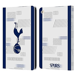 Head Case Designs Officially Licensed Tottenham Hotspur F.C. Home 2023/24 Badge Kit Leather Book Wallet Case Cover Compatible with Apple iPad Air 2 (2014)