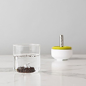 Chef'n Countertop Sprouter Growing Kit, One Size, Baking White/Wasabi/Glass