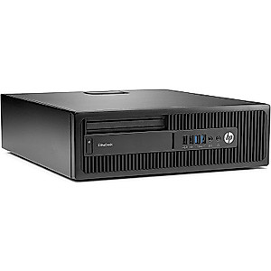 HP EliteDesk 800 G3 Business Mini Desktop PC - Intel Quad-Core i5-6500, 256GB SSD, 8GB DDR4, USB Type-C, DisplayPort, Windows 10 Professional