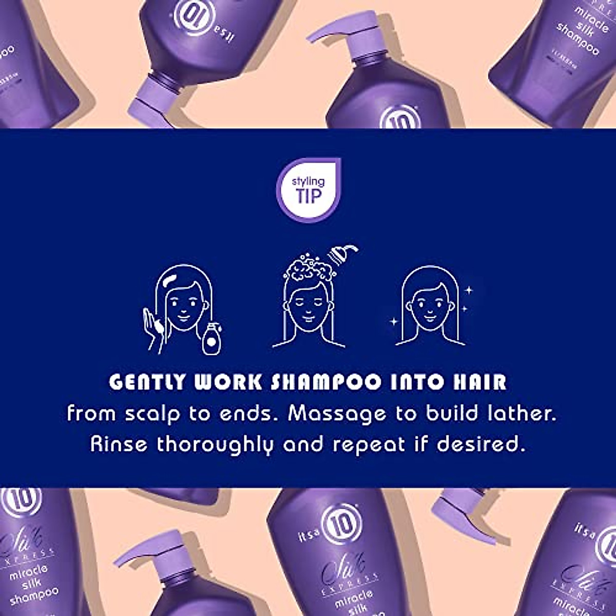 It's a 10 Haircare Silk Express Miracle Silk Shampoo, 33.80 fl. oz.