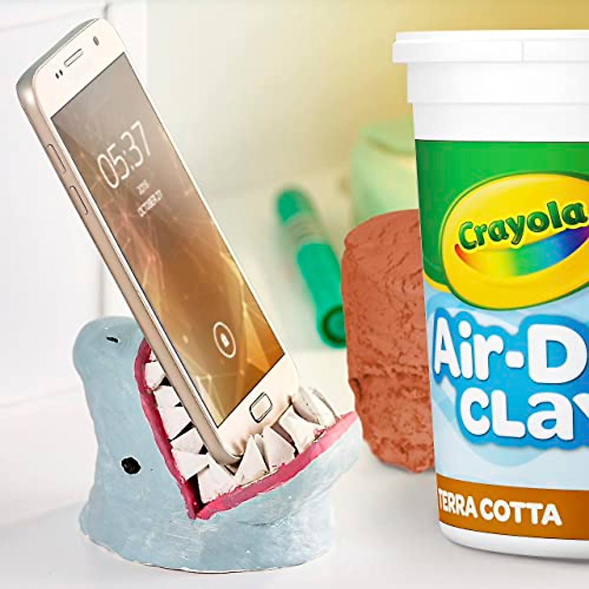Crayola Air Dry Clay for Kids (5lbs), Reusable Bucket of Terra Cotta Clay for Sculpting, Bulk Arts and Crafts Supplies, Ages 3+