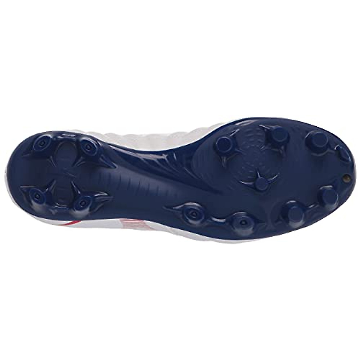 Mizuno Boy's Rebula Cup Select Jr. Soccer Shoe, White-Red, 2 Big Kid