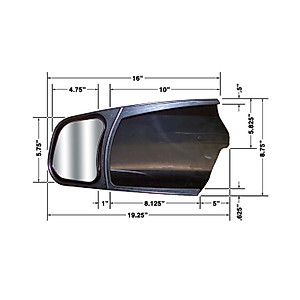 CIPA 11300 Custom Towing Mirror - Toyota, Pair