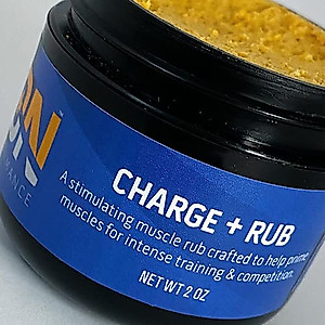 6 Ct. Case iON Performance Athlete Warmup Muscle Rub with Cayenne, Creatine, Shea Butter, Orange Essential Oil, Coconut Oil (MCT) Perfect for pre-Game Sport Muscle Massage. Better Than ICY Hot