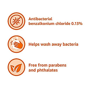 Amazon Basics Foaming Soap Refill, Pear Scent, Triclosan-Free, 32 Fl Oz (Pack of 2) (ONLY Fits Foaming Dispensers)