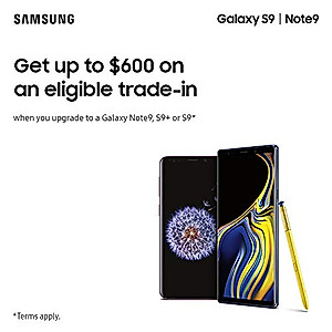 SAMSUNG Galaxy S9+ Factory Unlocked Smartphone 64GB - Midnight Black