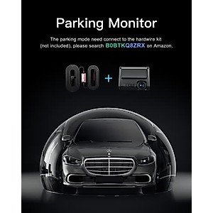 4K Dash Cam Front, GOODTS Car Camera 2160P with WiFi, Dash Camera for Cars with Dedicated Car Charger, Dashcam with App Control,G-Sensor,Parking Monitor,3M Bracket,No Screen,64GB SD Card