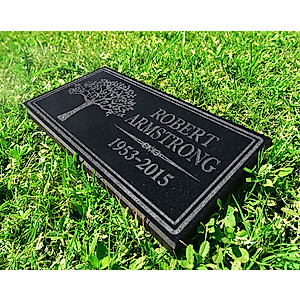 In Loving Memory Personalized Granite Memorial Stone Sympathy Remembrance of Dad Mom Child