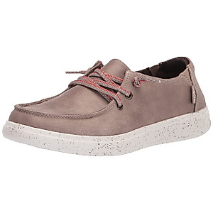 Skechers Women's Bobs Skipper-Sandbar Social Sneaker, Taupe, 7.5