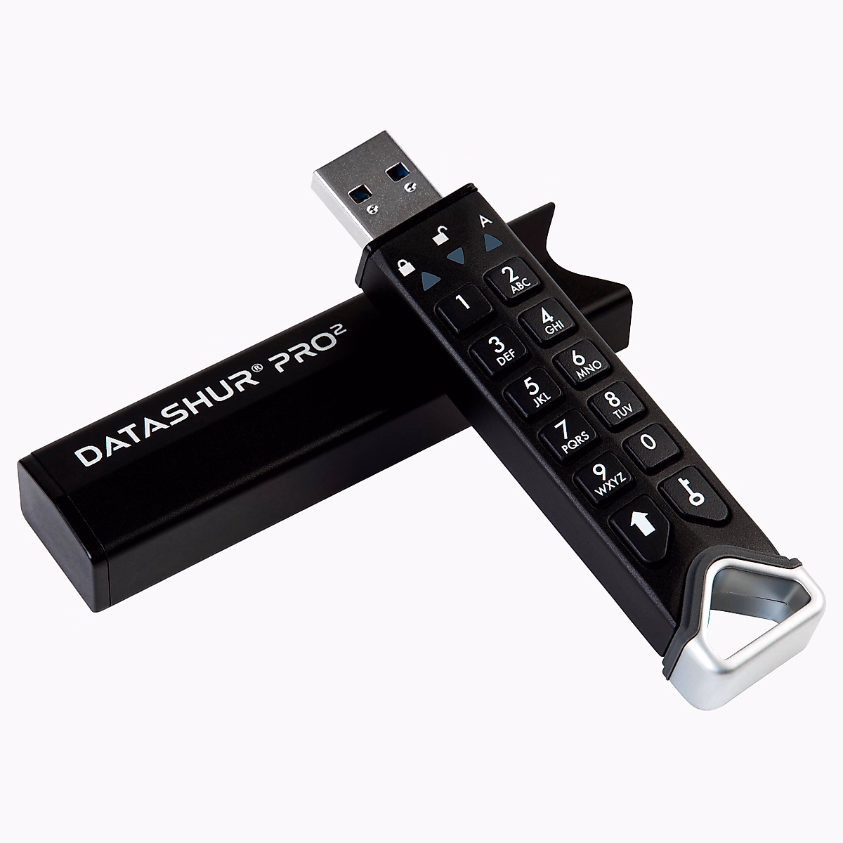 iStorage datAshur PRO2 512 GB | Secure Flash Drive | FIPS 140-2 Level 3 Certified | Password protected | Dust/Water-Resistant