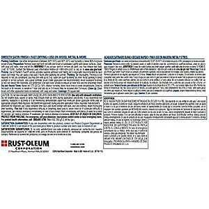 Rust-Oleum Brush On Paint 242018 Painters Touch Quart Latex, Satin Espresso, 1 (Pack of 1), 32 Fl Oz